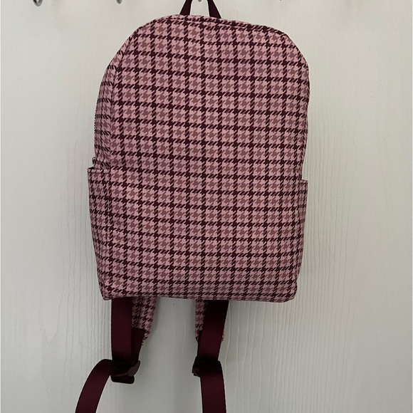 a new day | Bags | Mauve And Pink Plaid Small Backpack | Poshmark